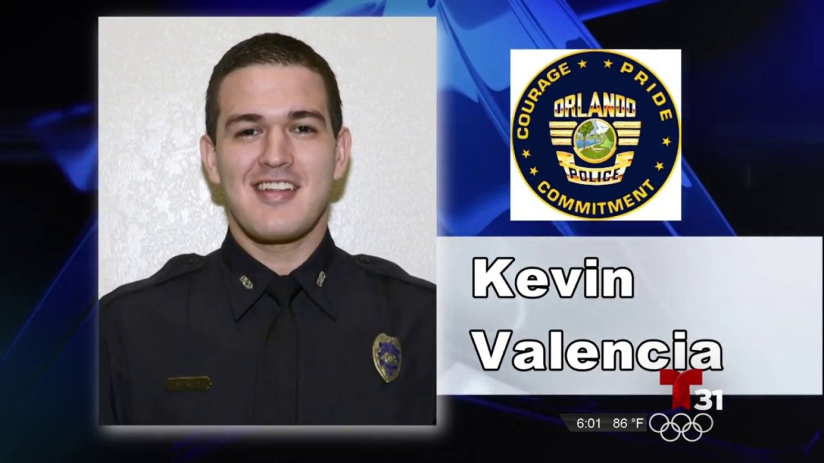 Honran la vida de oficial Kevin Valencia en Orlando – Telemundo Orlando ...