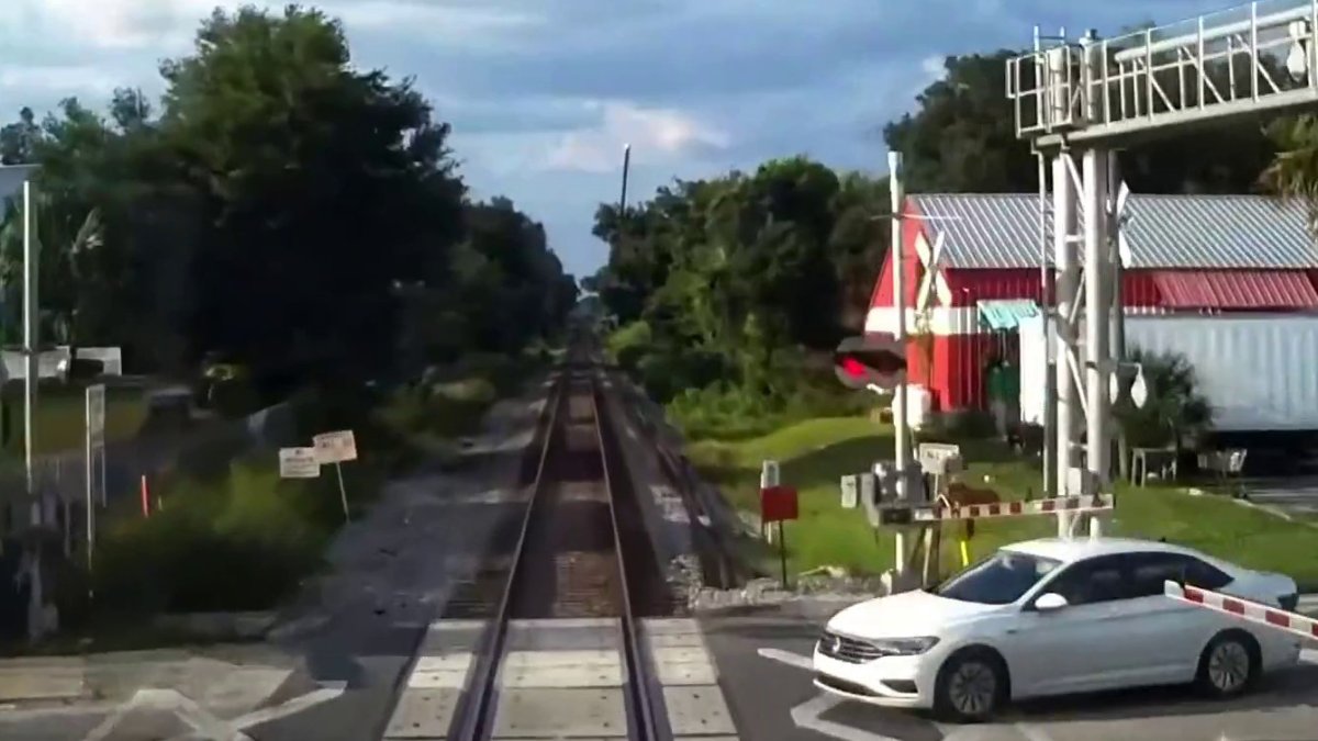 Kissimmee Revelan Video Del Accidente Entre Tren Y Auto Telemundo