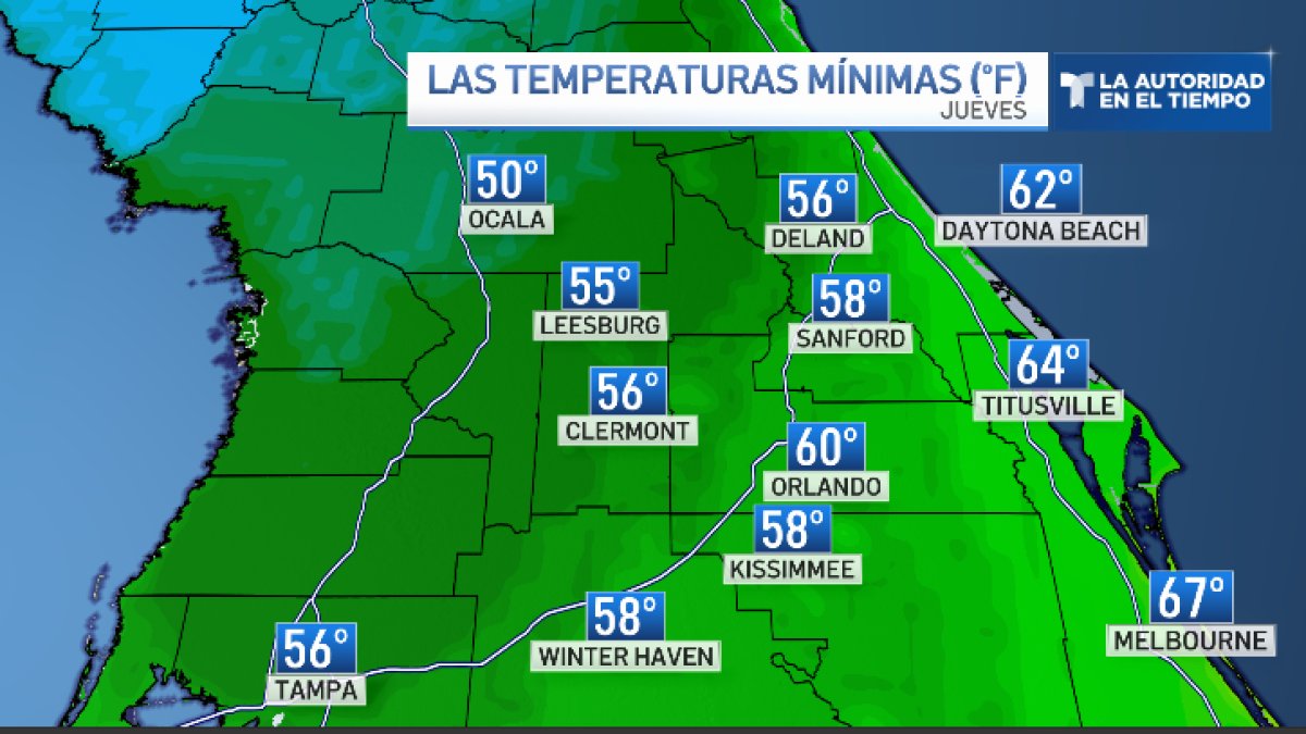 Frente frío provocará descenso notorio en las temperaturas para zonas ...