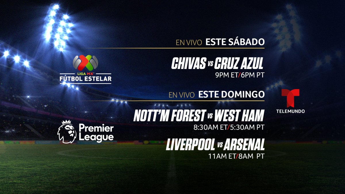 Liga MX Apertura y Premier League por Telemundo Deportes – Telemundo ...