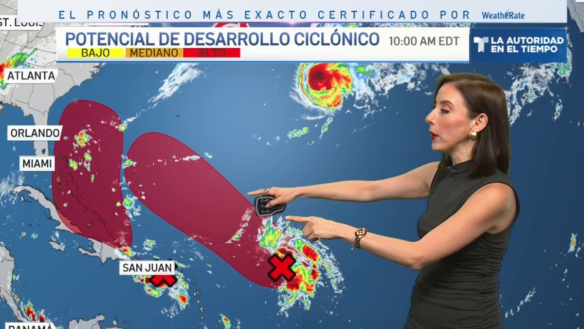 AL94 deja lluvias en el Caribe; AL93 se organiza al norte y Gabrielle ...
